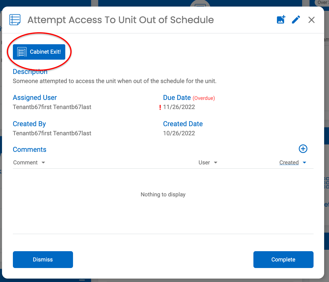 Reviewing the Unit Tasks Widget